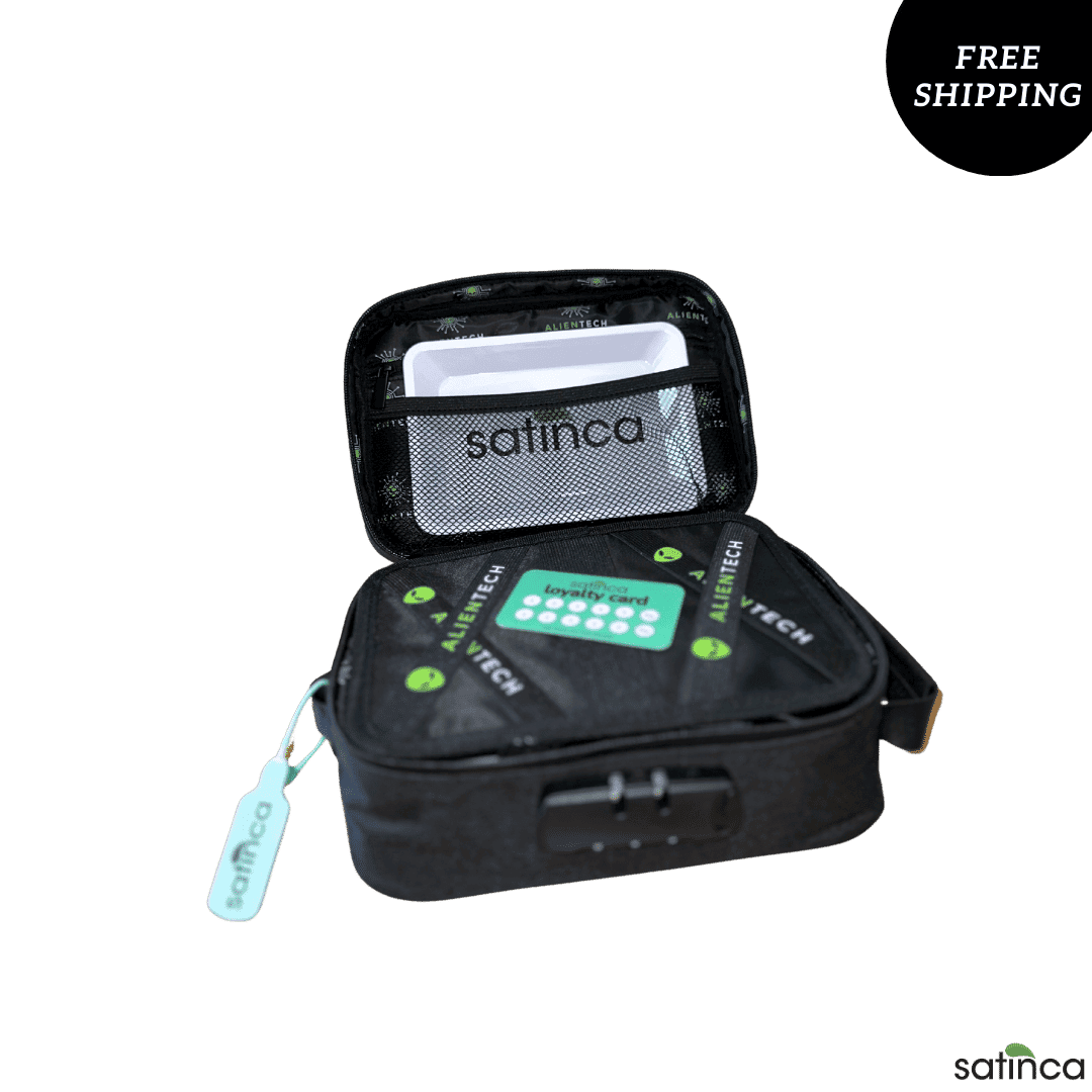 satinca x Alientech x Grinderoo x Leaflock All-In-One Odour Proof Trav